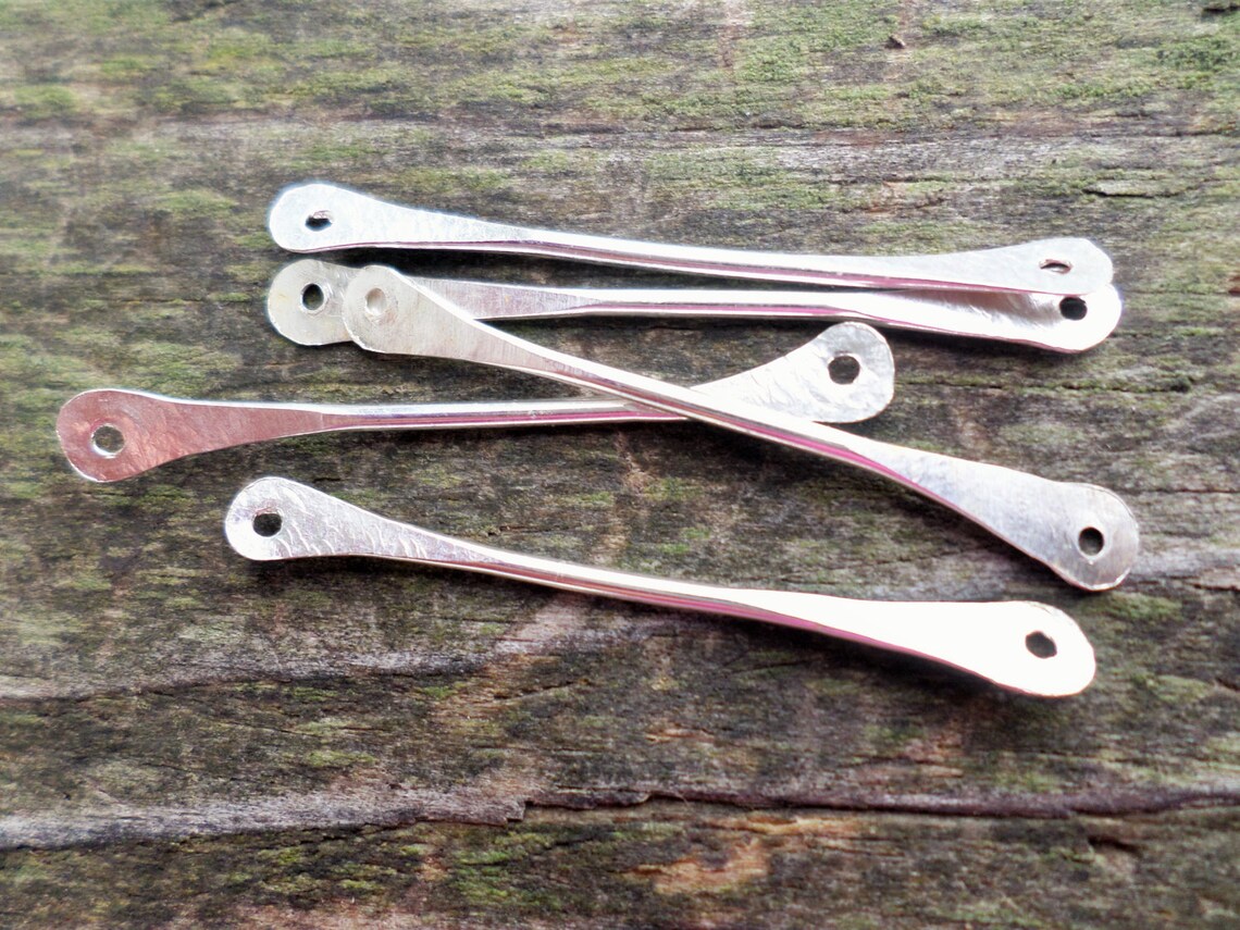 Double Paddle Pins With 1.25mm Hole in Each End/choose Metal | Etsy