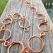 Small Handmade Loop Chain 7mm Chain/sold by the FT - Etsy