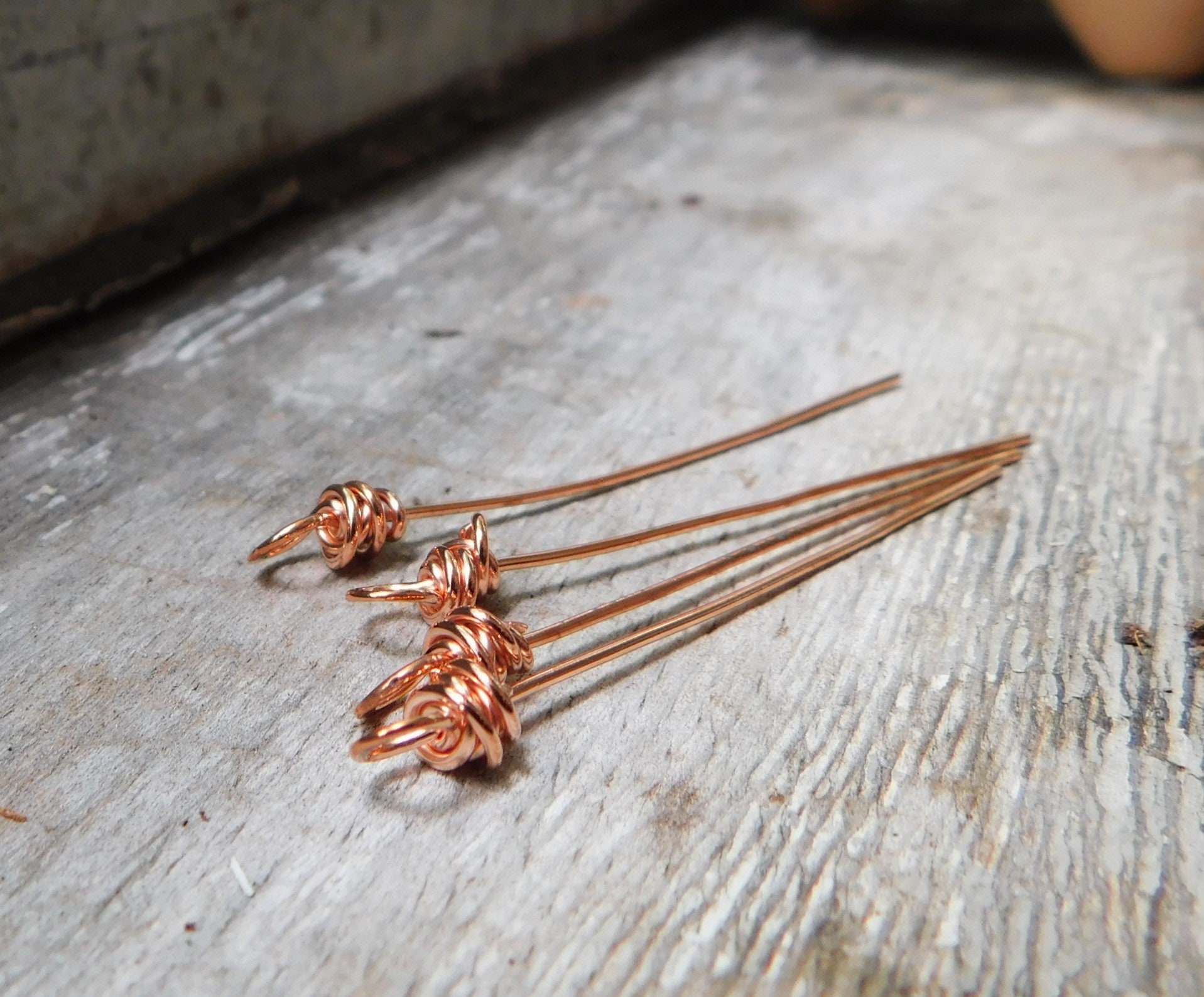 Artisan Series Thick Wrapped Eye Pins Choose From Sterling Silver ...