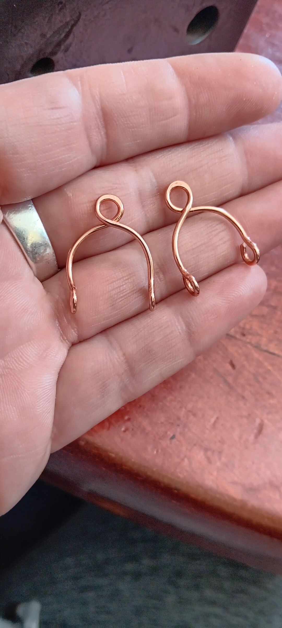 Looped U Connectors 10pcs Choose From Copper, Oxidized Copper, Nugold ...