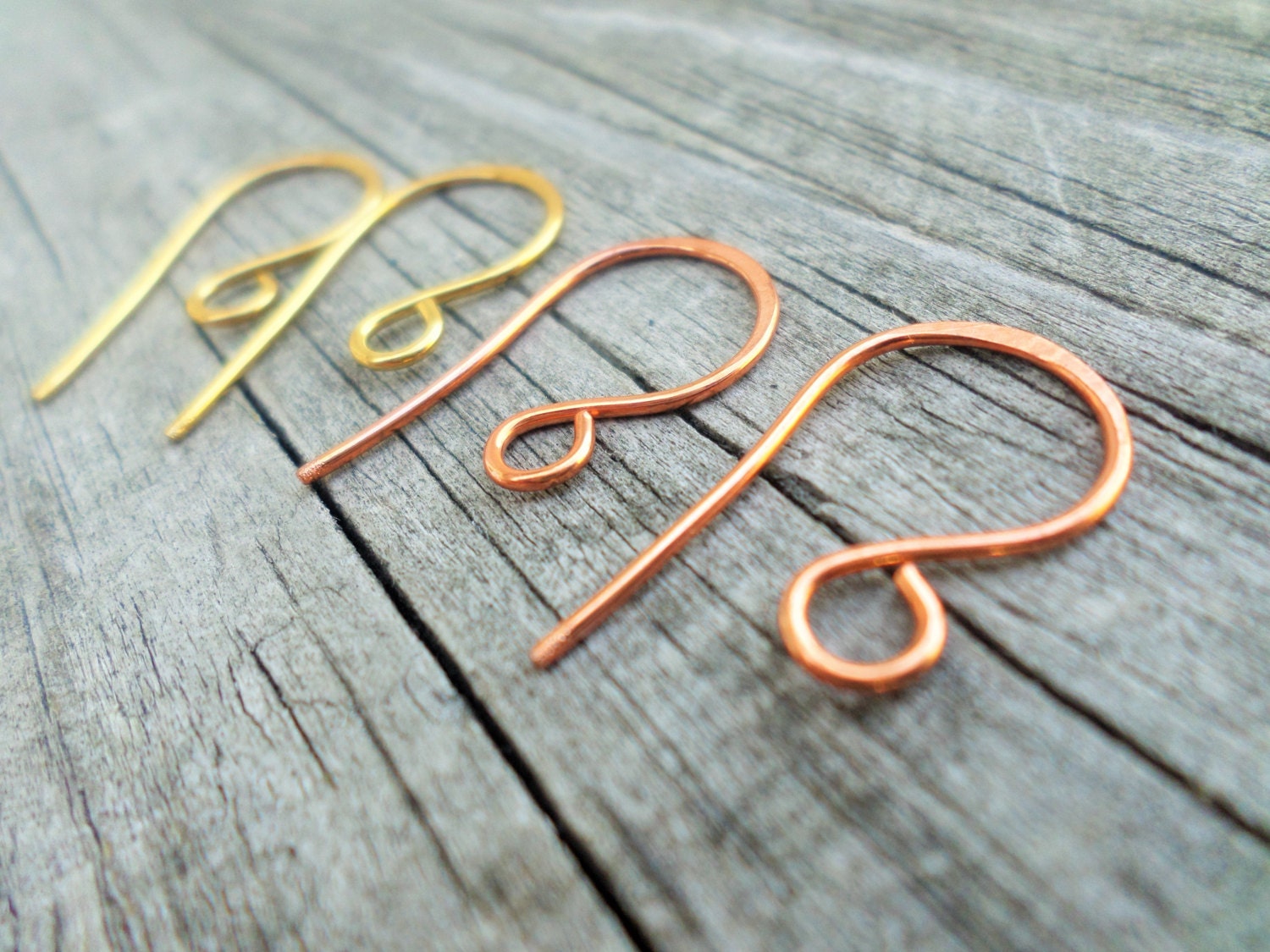 Handmade French Hook Ear Wires Choose From Sterling Silver - Etsy