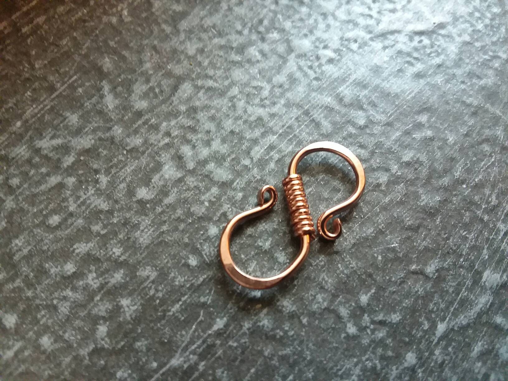 Double Hook Clasp Wrapped Choose From Sterling Silver - Etsy