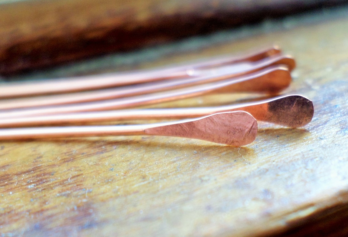 Double Paddle Pins Choose From Sterling Silver Copper - Etsy