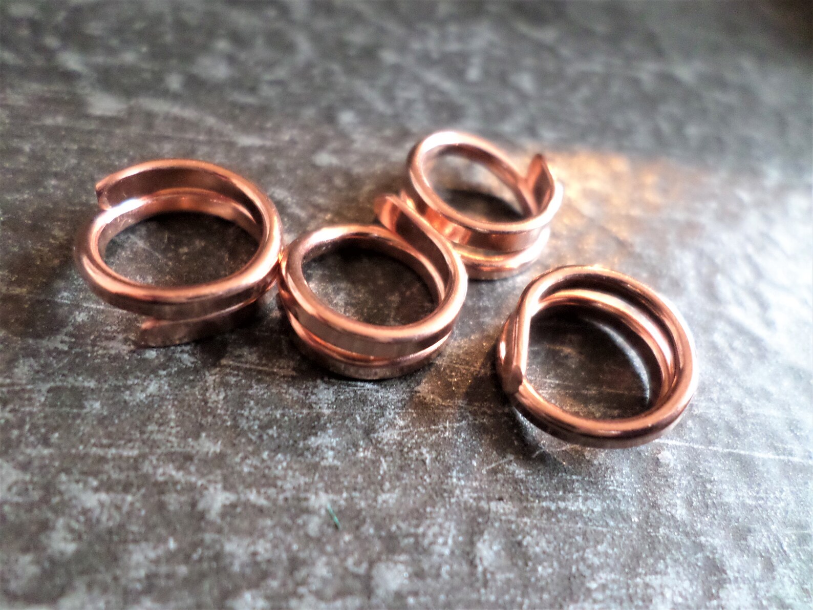 Handmade Split Rings 10mm /choose From Sterling Silver - Etsy
