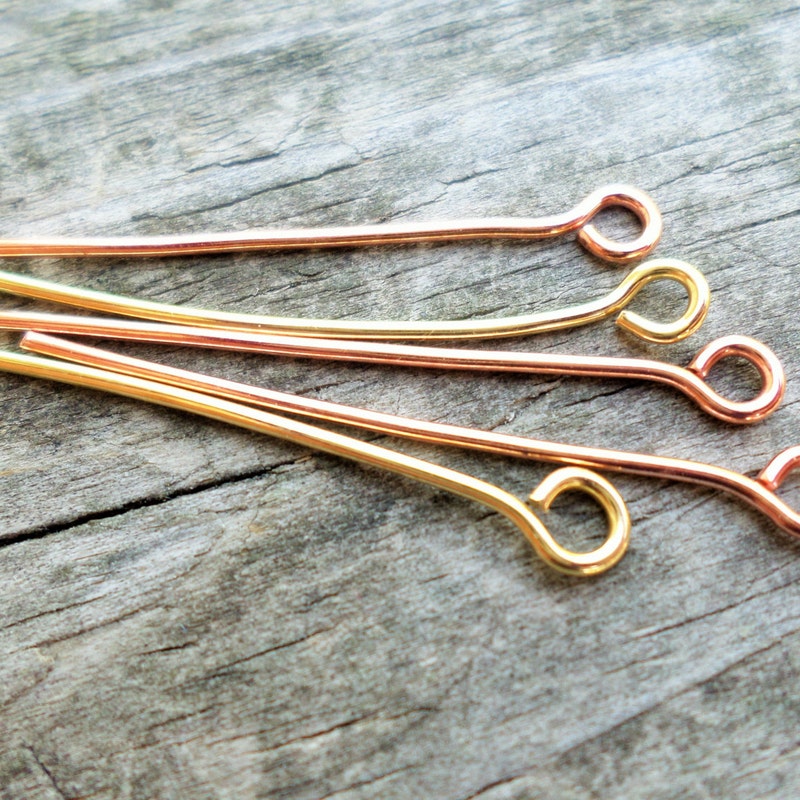 Copper Wire Pin - Etsy