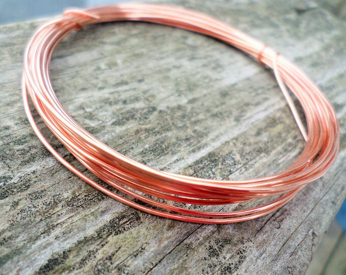 Oxidized Copper 14 Gauge Round Dead Soft Wire 5-25 Feet - Etsy
