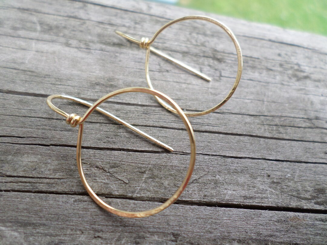 X-large Loop Hook Ear Wires Choose From Sterling Silver, Copper, Nugold ...