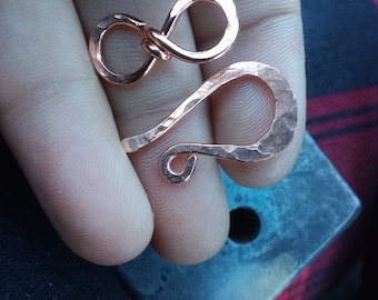 Double Hook Clasp Wrapped Choose From Sterling Silver - Etsy