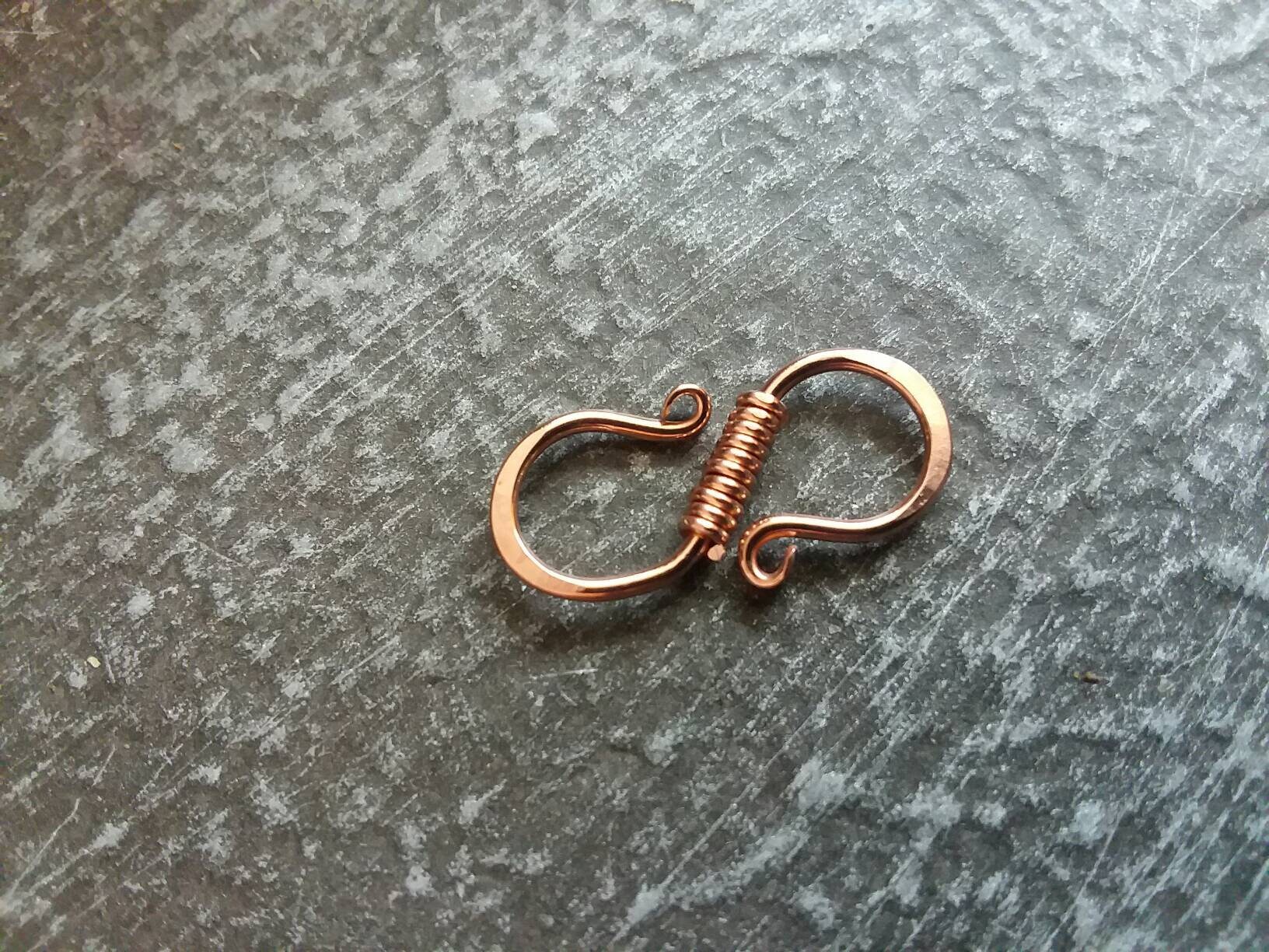 Double Hook Clasp Wrapped Choose From Sterling Silver - Etsy