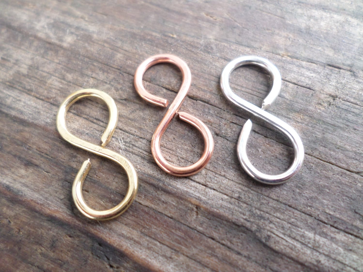 Bulk Small S Hooks Handmade in Sterling Silver Copper - Etsy