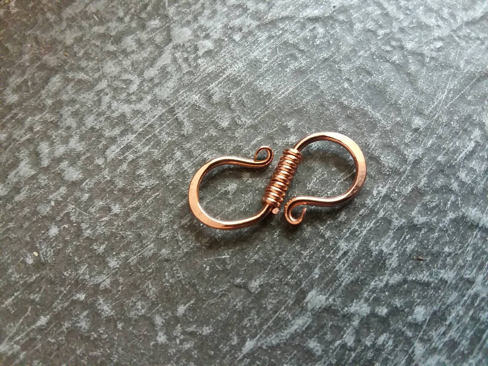 Double Hook Clasp Wrapped Choose From Sterling Silver - Etsy