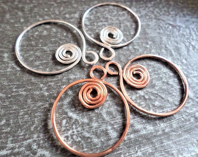Squiggle Pins Hand Forged 10pcs 20g Sterling Silver Oxidized | Etsy