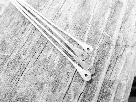 Paddle Pins With 1.25mm Hole Choose From Sterling Silver - Etsy