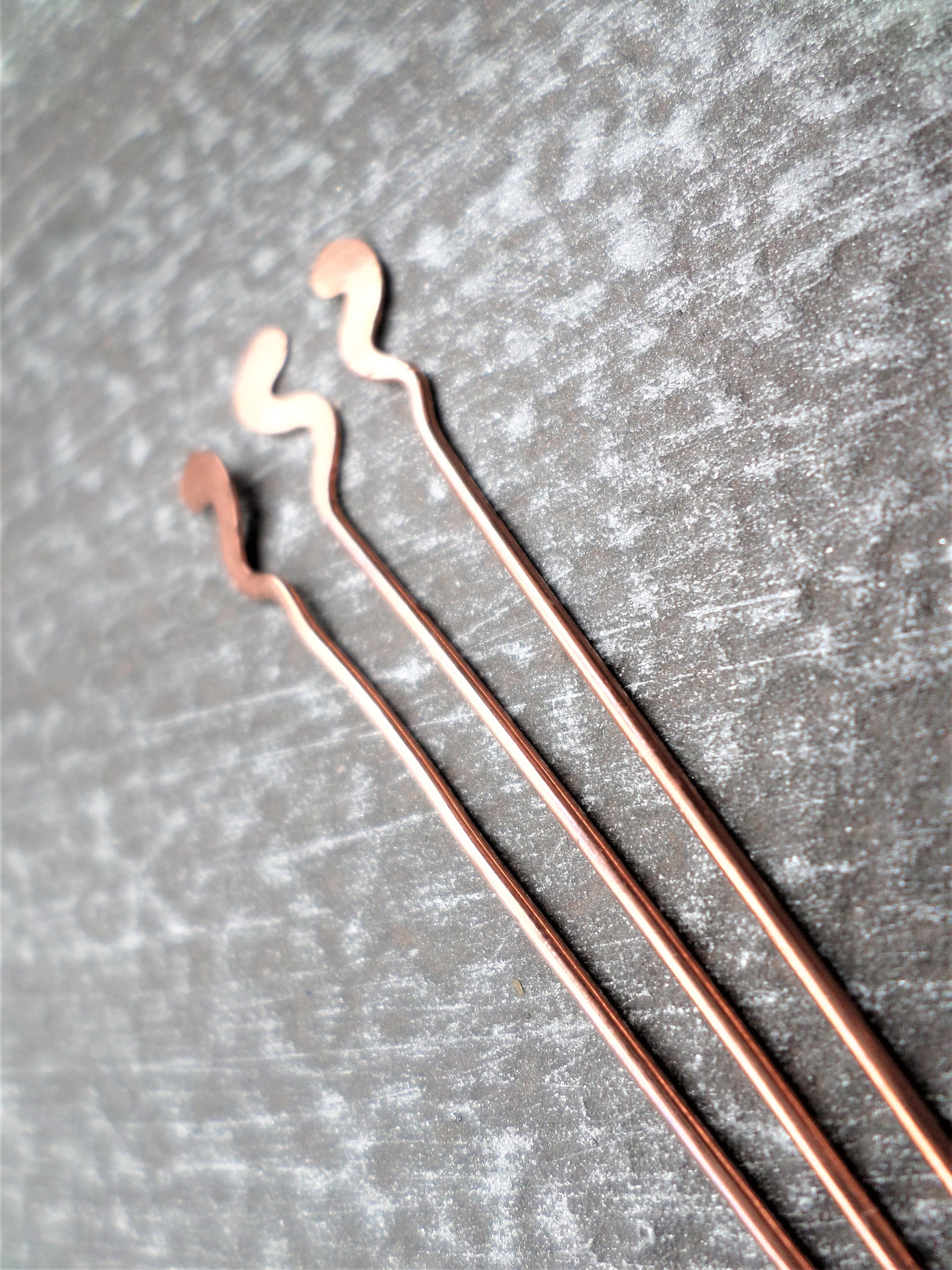 Squiggle Pins Hand Forged 10pcs 20g Sterling Silver, Oxidized Sterling ...