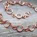 Small Handmade Loop Chain 7mm Chain/sold by the FT - Etsy