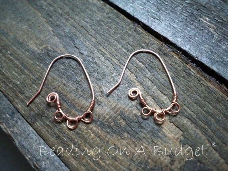 Tutorial Pdf-fancy 3-hole Earwires - Etsy