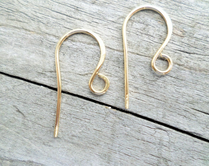 Handmade French Hook Ear Wires Choose From Sterling Silver - Etsy