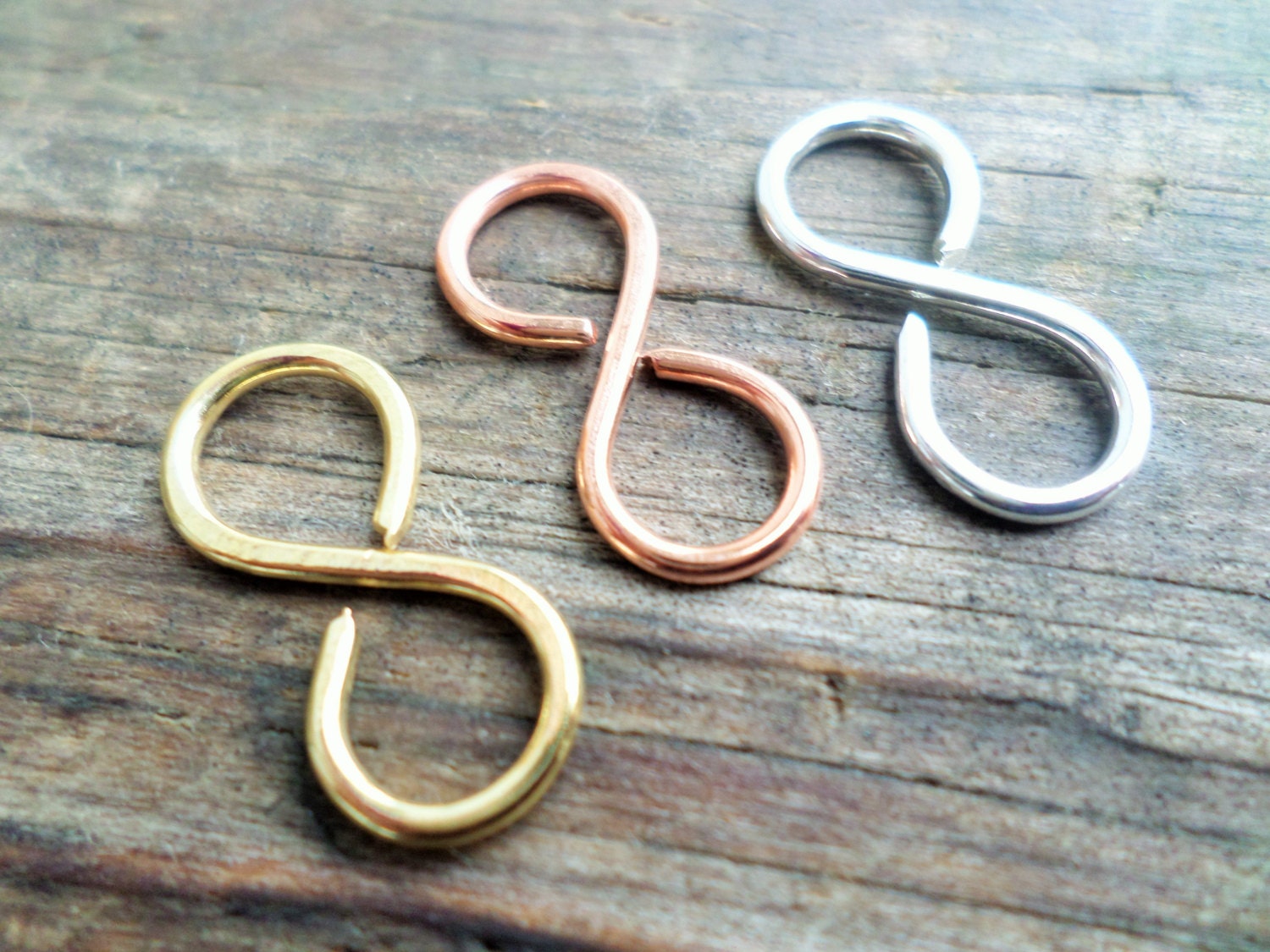 Bulk Small S Hooks Handmade in Sterling Silver Copper - Etsy