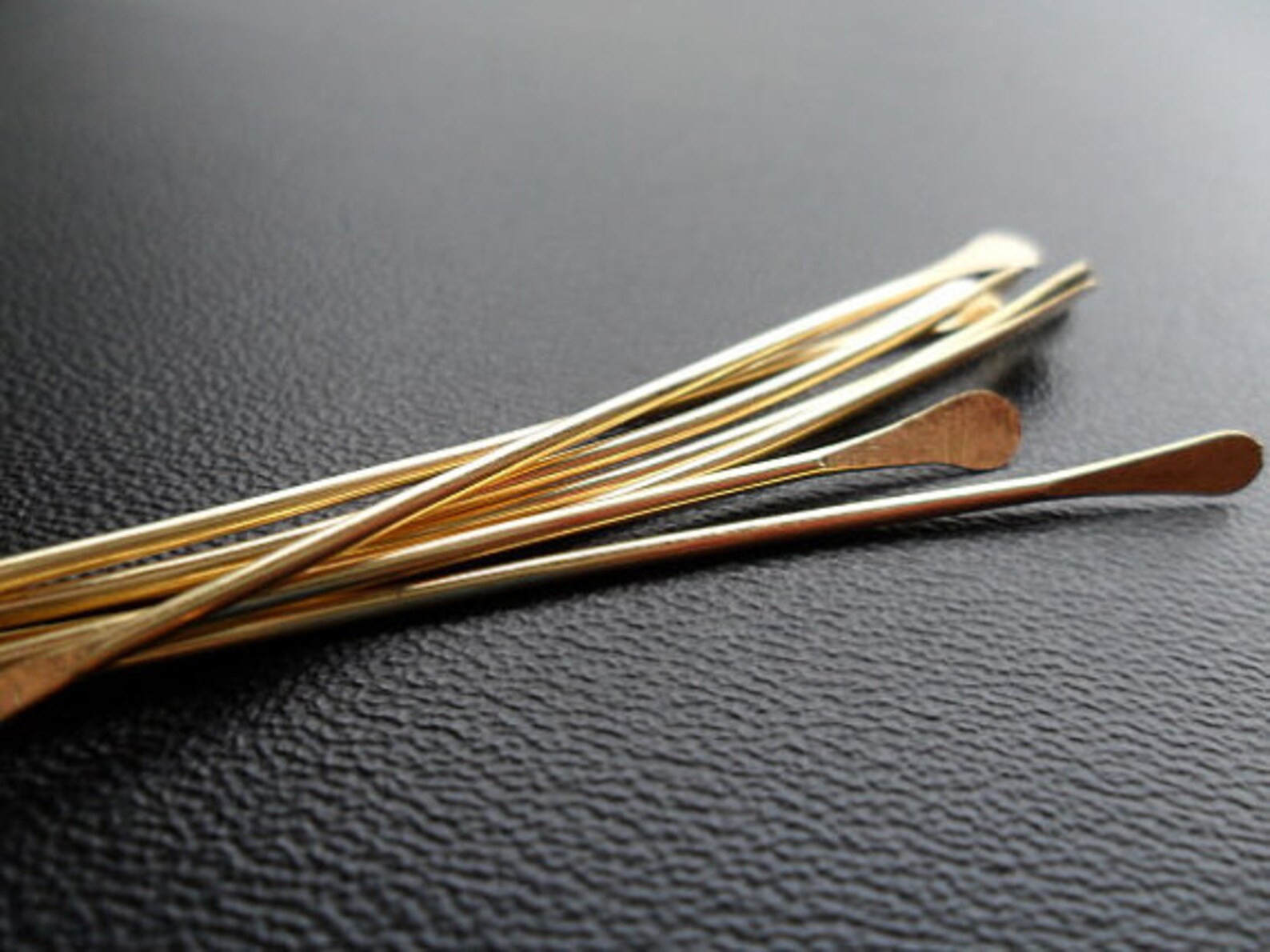 Double Paddle Pins in Sterling Oxidized Sterlinh Copper - Etsy