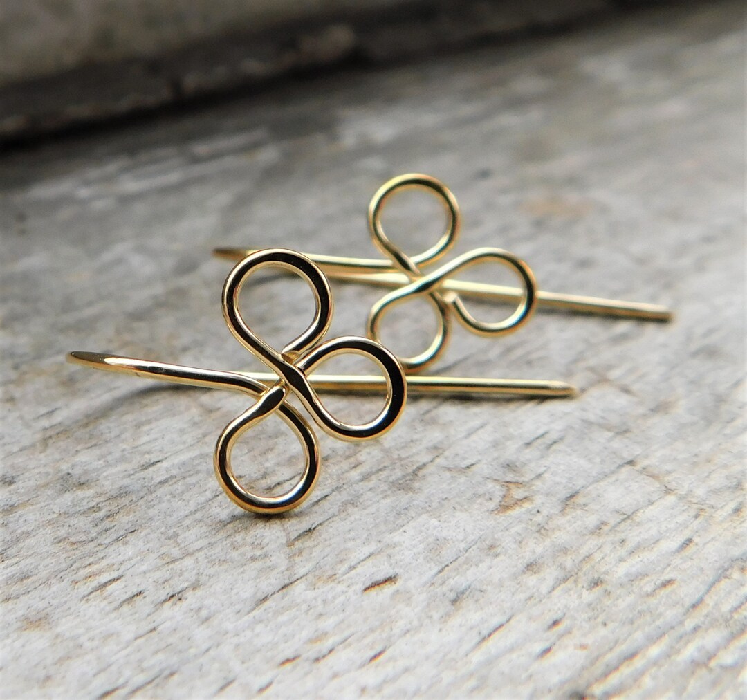Triple Loop Ear Wires Choose From Sterling Silver, Copper, Nugold or ...
