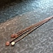 Handmade Circle Head Pins Choose From Sterling Silver, Oxidized ...
