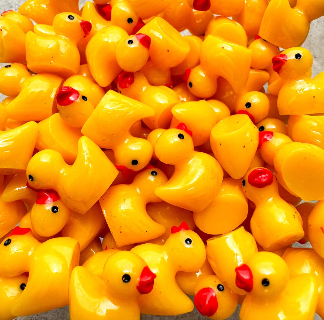 Miniature Resin Ducks, Mini Ducks, Miniature Ducks, Mini Dollhouse ...