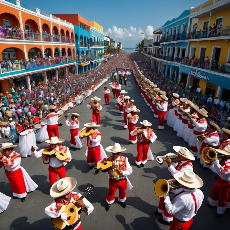 Mexican Mariachi Art Print - Traditional Music and Culture - Colorful ...