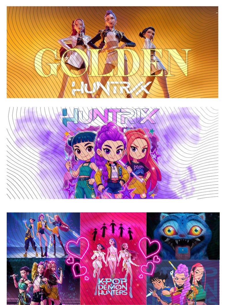 Kpop Demon Hunters 16oz Tumbler Wraps - Etsy