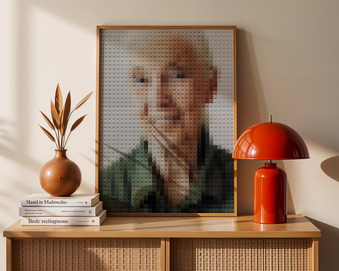 Jane Goodall Printable Wall Art Digital Fine Art in Pixelated Retro ...