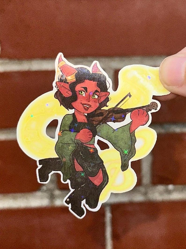 Custom YCH Stickers - Chibi Sticker Commission | Unique OC ...