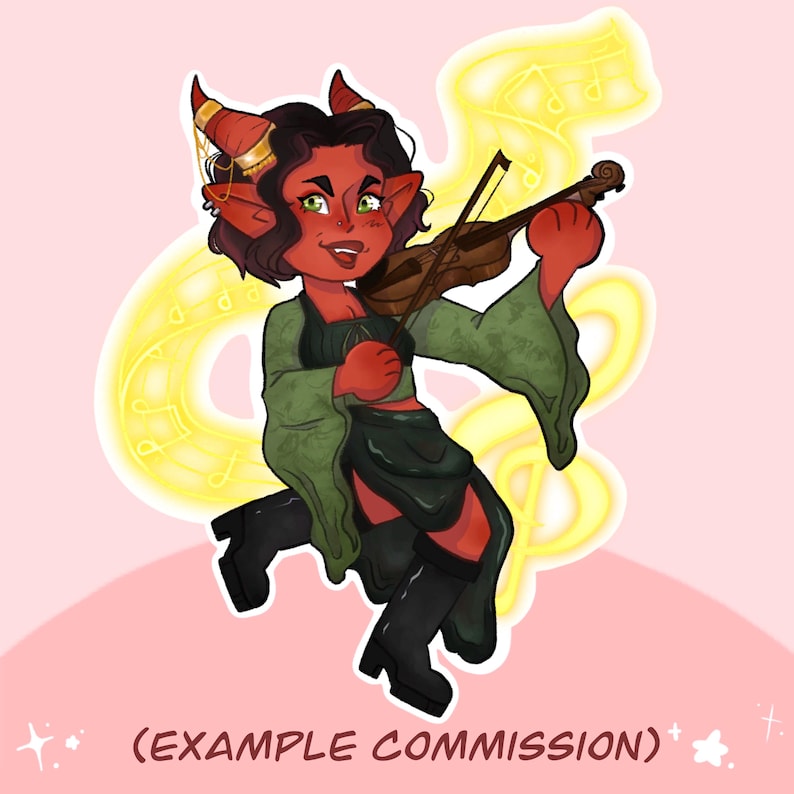 Custom YCH Stickers - Chibi Sticker Commission | Unique OC ...