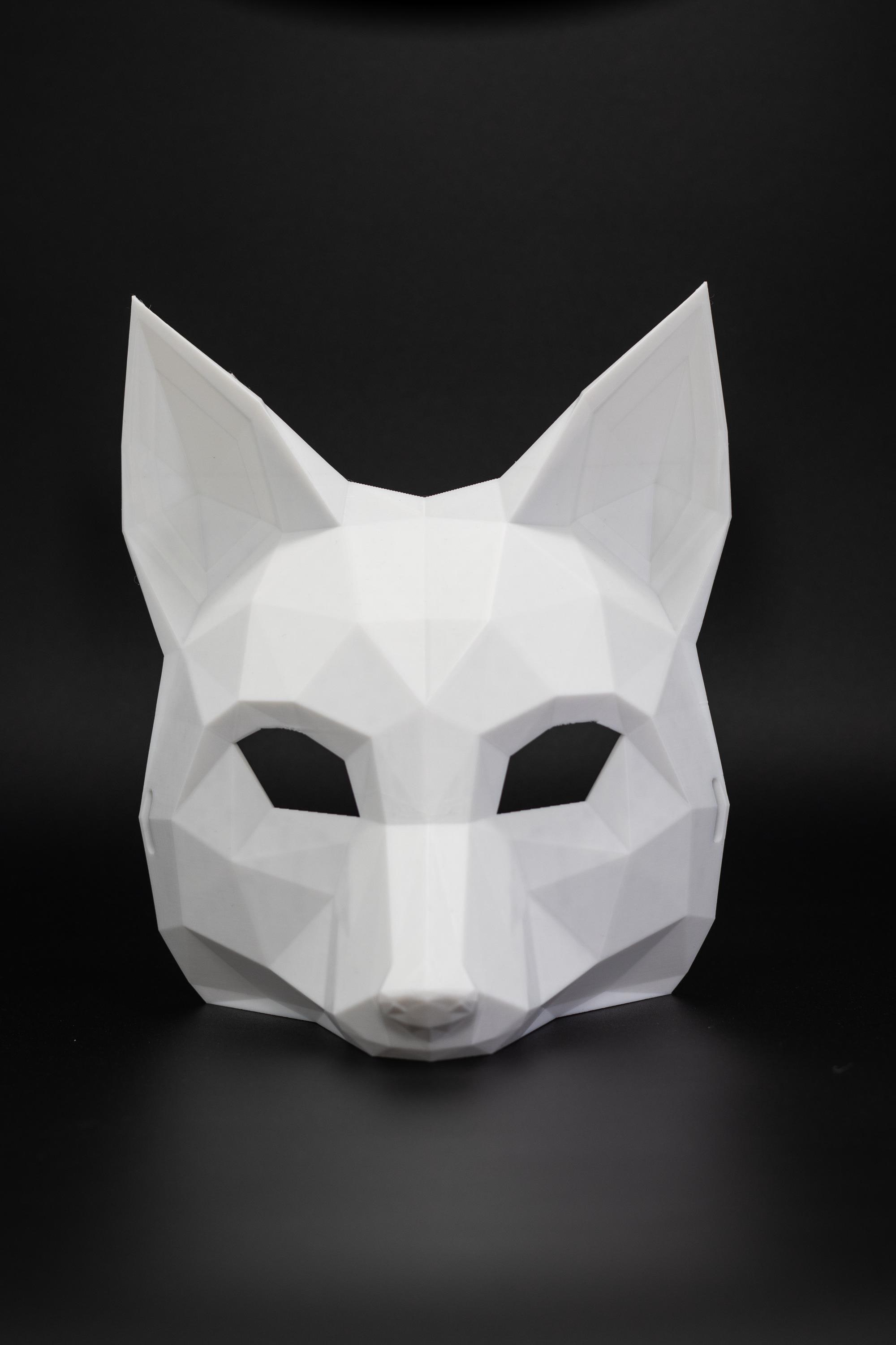 Low Poly Fox Mask STL – 3D Printable Geometric Cosplay File - Etsy