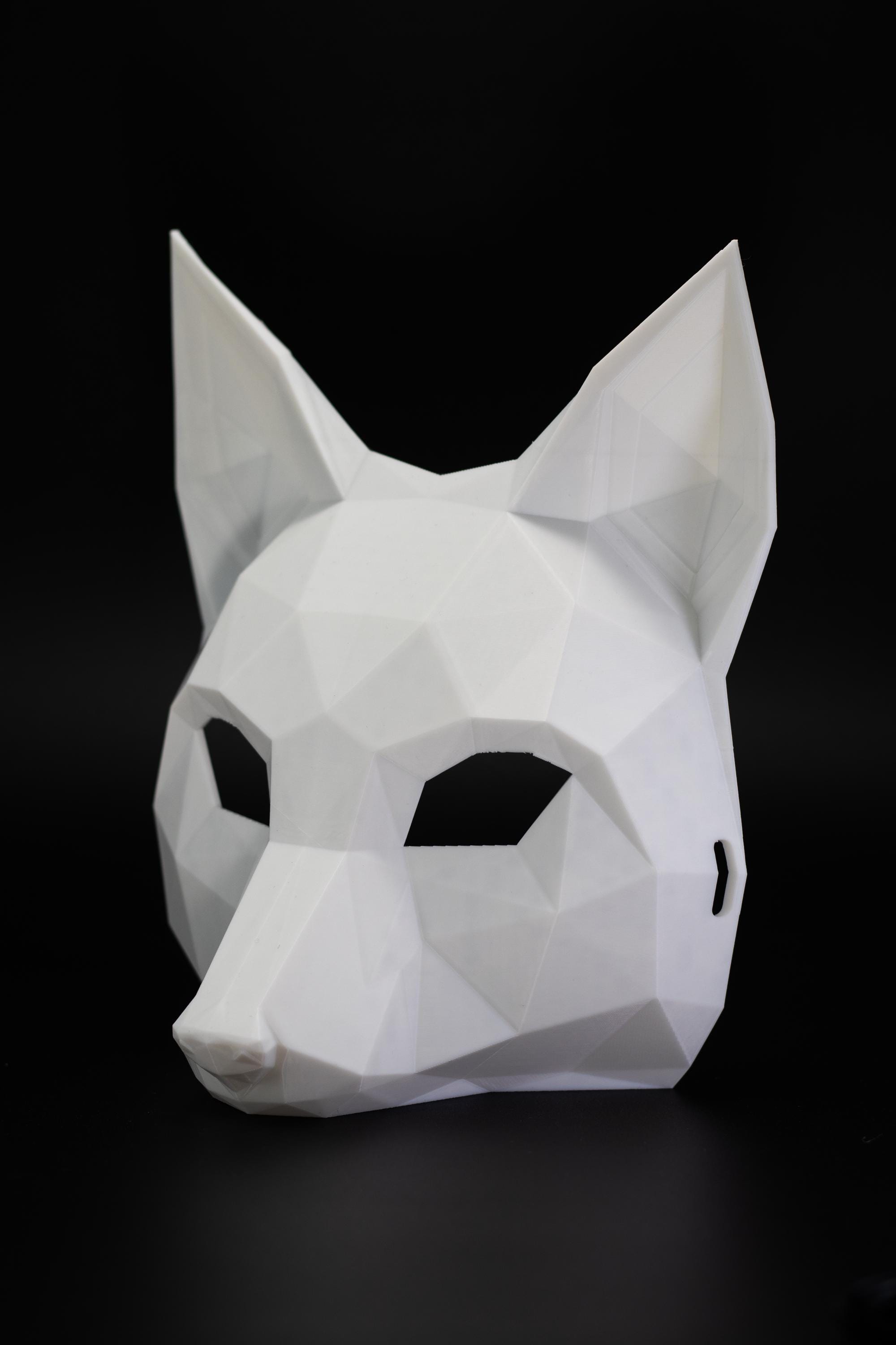 Low Poly Fox Mask STL – 3D Printable Geometric Cosplay File - Etsy