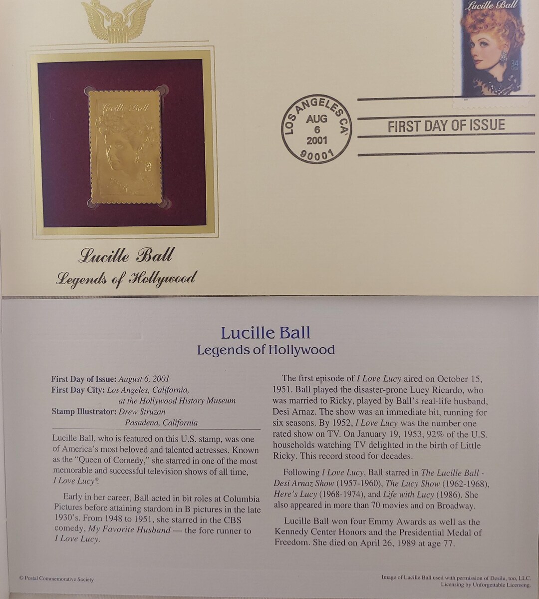 Golden Replicas of Legends of Hollywood 3 First Day Covers. Perfect for ...