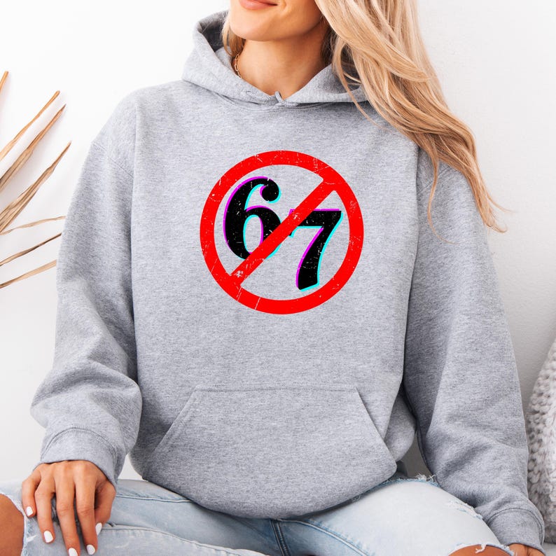 Comfort Colors® No 67 Christmas Shirt Cute Anti 6 7 Meme Sweatshirt I ...