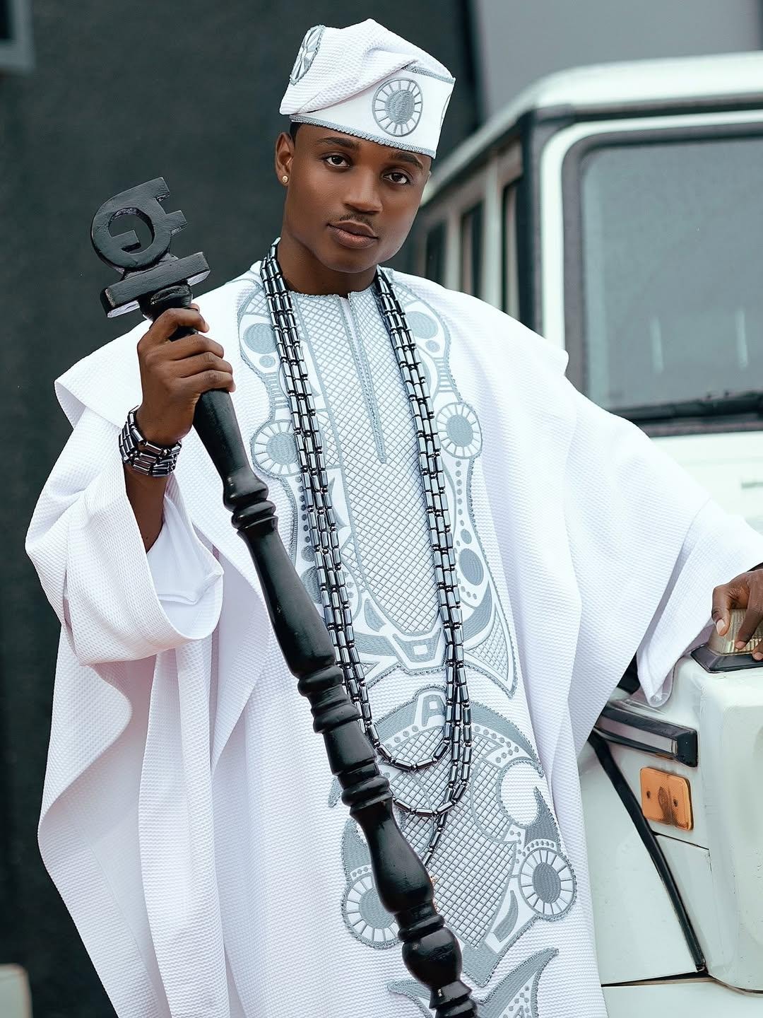 4pcs African Men Agbada and Cap, Agbada for Wedding, African ...