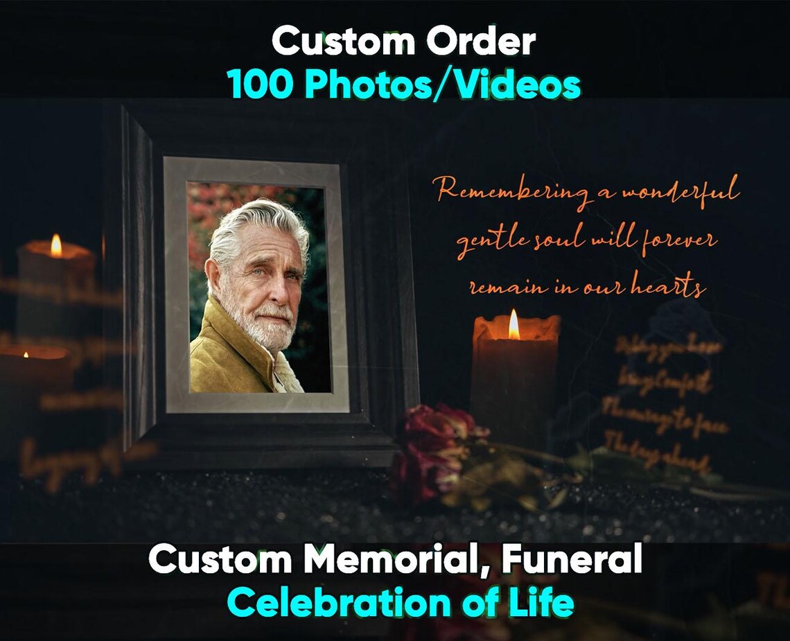 Heartfelt Funeral Memorial Tribute Photo Slideshow Video - Fully ...