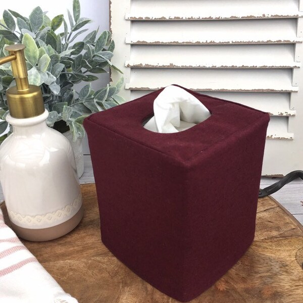 Linen Tissue Box Cover - Etsy