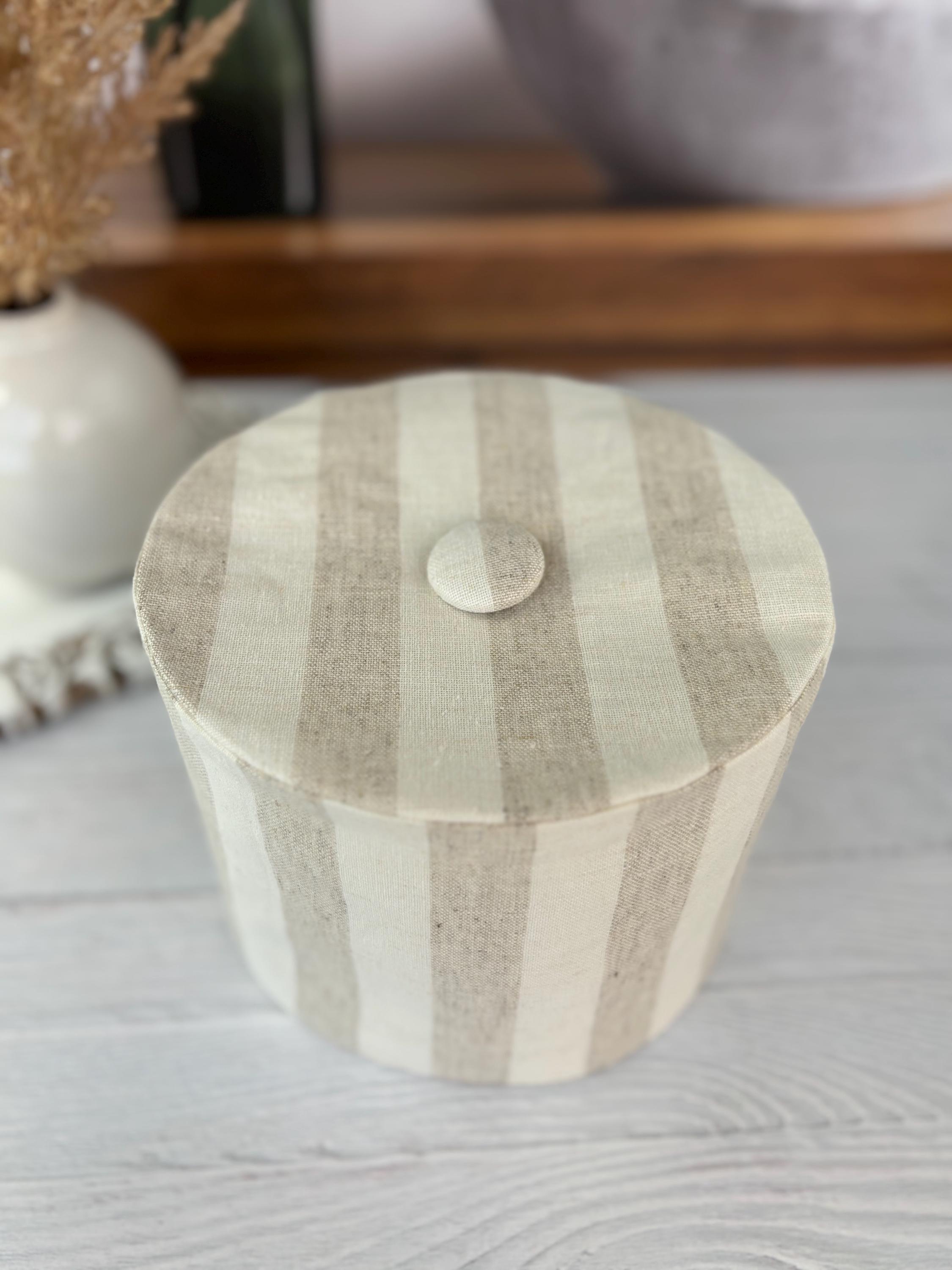 Stripe Linen Blend Bathroom Toilet Tissue Paper Roll Cover - Etsy