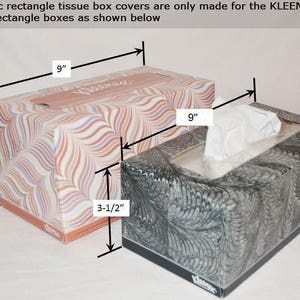 Natural Linen Blend Ruffle Rectangle Tissue Box Cover - Etsy