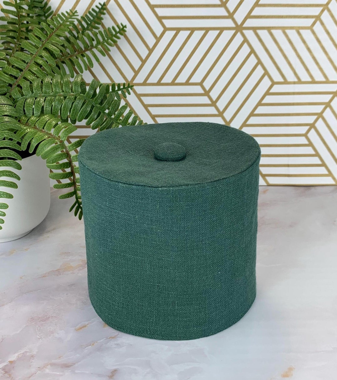 Linen Bathroom Toilet Tissue Paper Roll Cover - Etsy