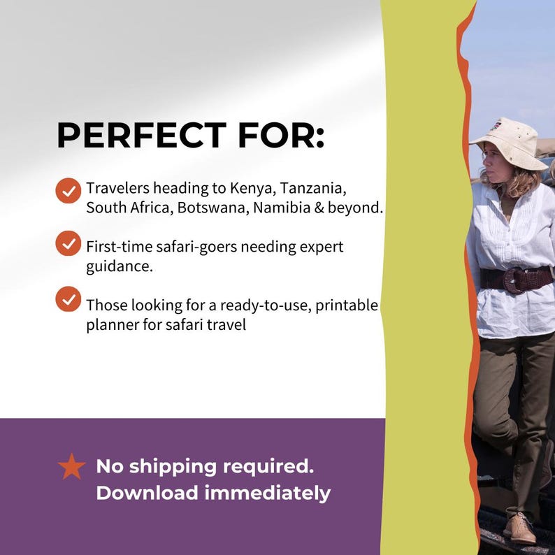 Safari Packing Guide & Checklist Bundle (PDF) - Etsy