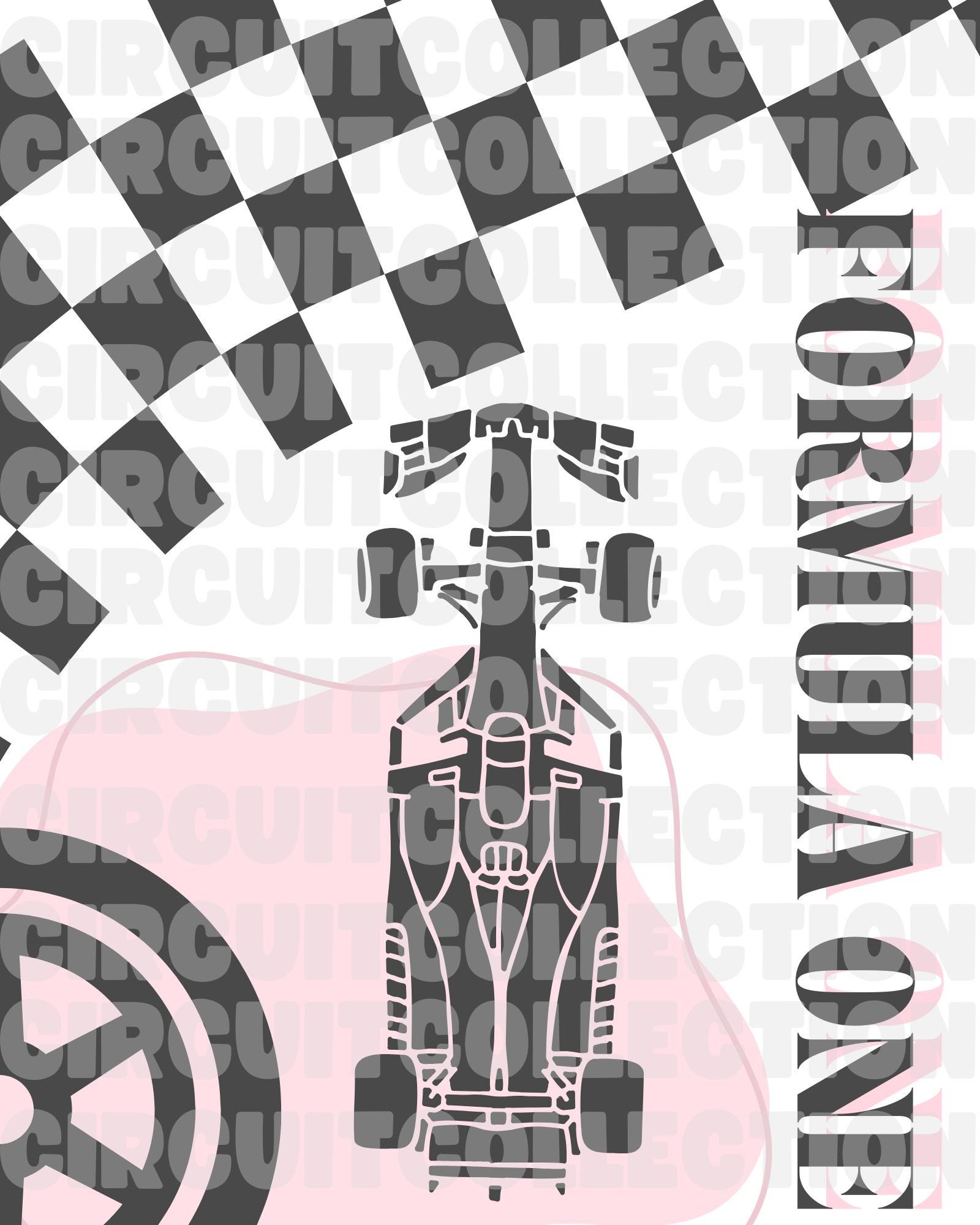 Pink F1 Race Car Digital Poster | Formula 1 F1 Printable Digital ...