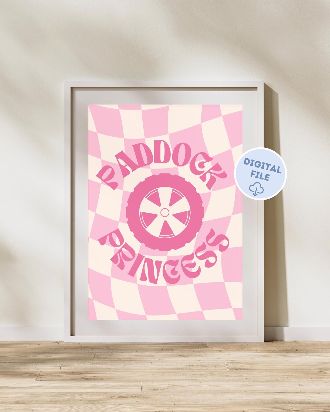 Paddock Princess F1 Pink Digital Poster | Formula 1 F1 Printable ...