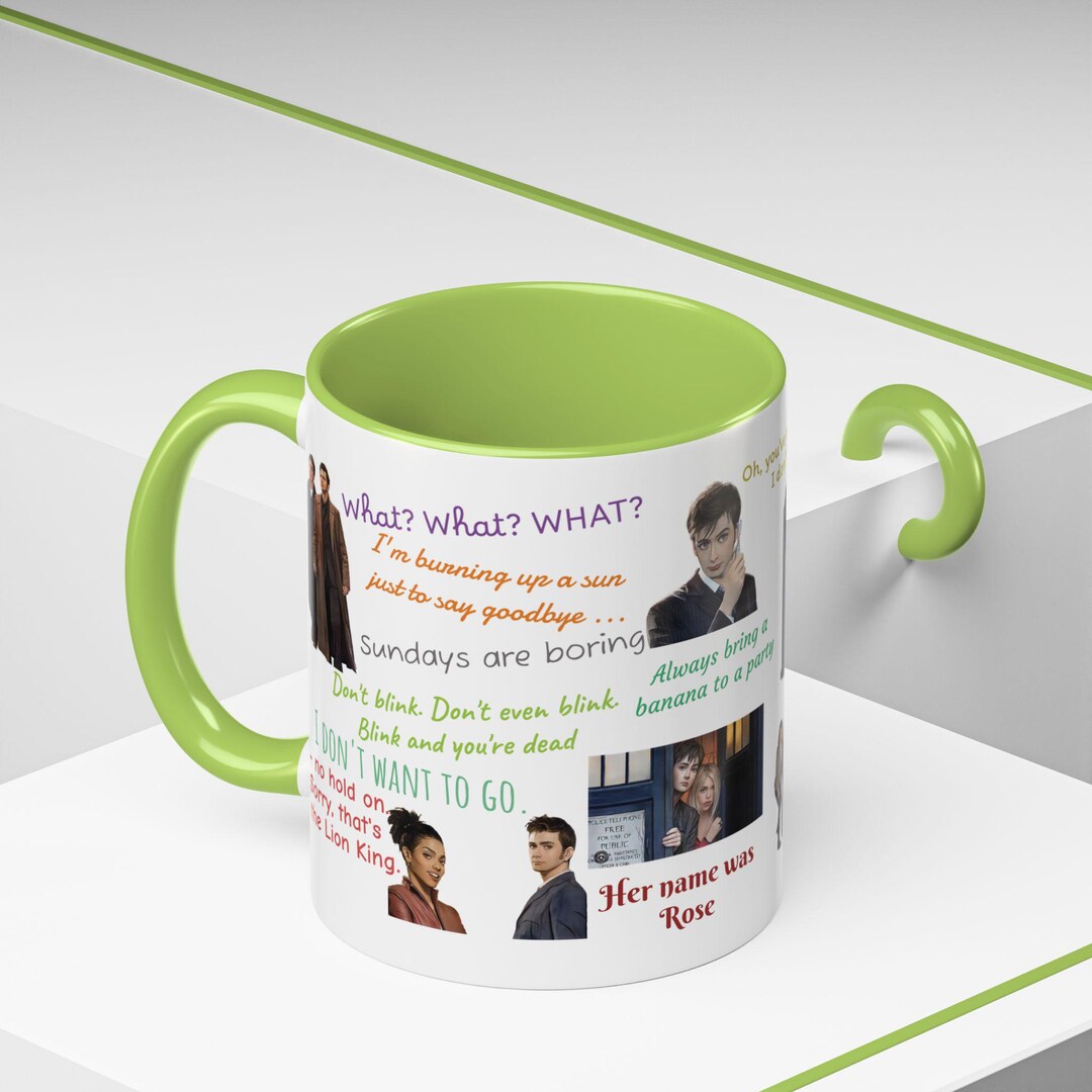 Doctor Who Coffee Mug, Whovian Gift, Time Travel Enthusiast Mug, 10th ...