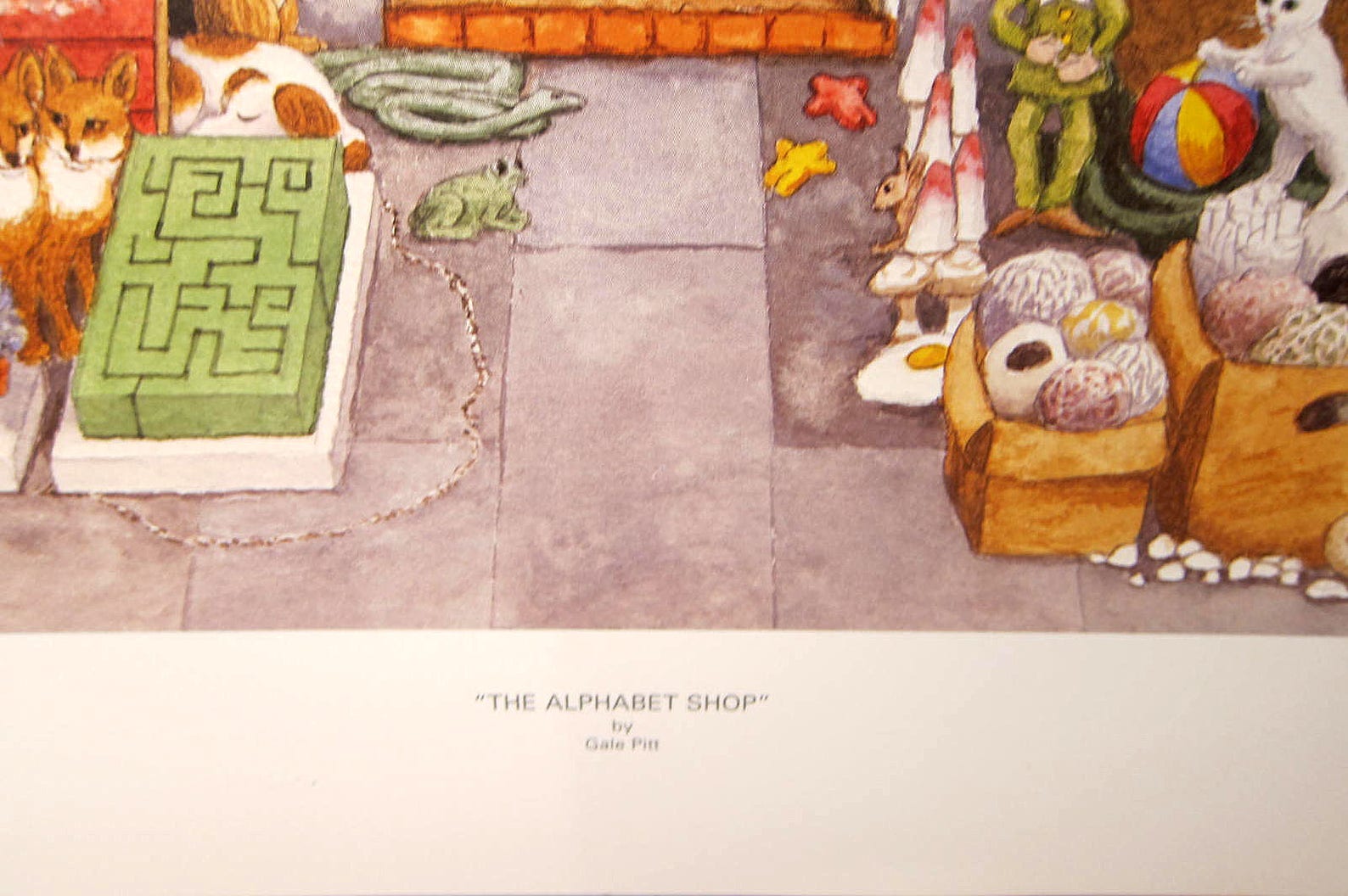 British/english Poster Size Print-the Alphabet Shop by Gale - Etsy