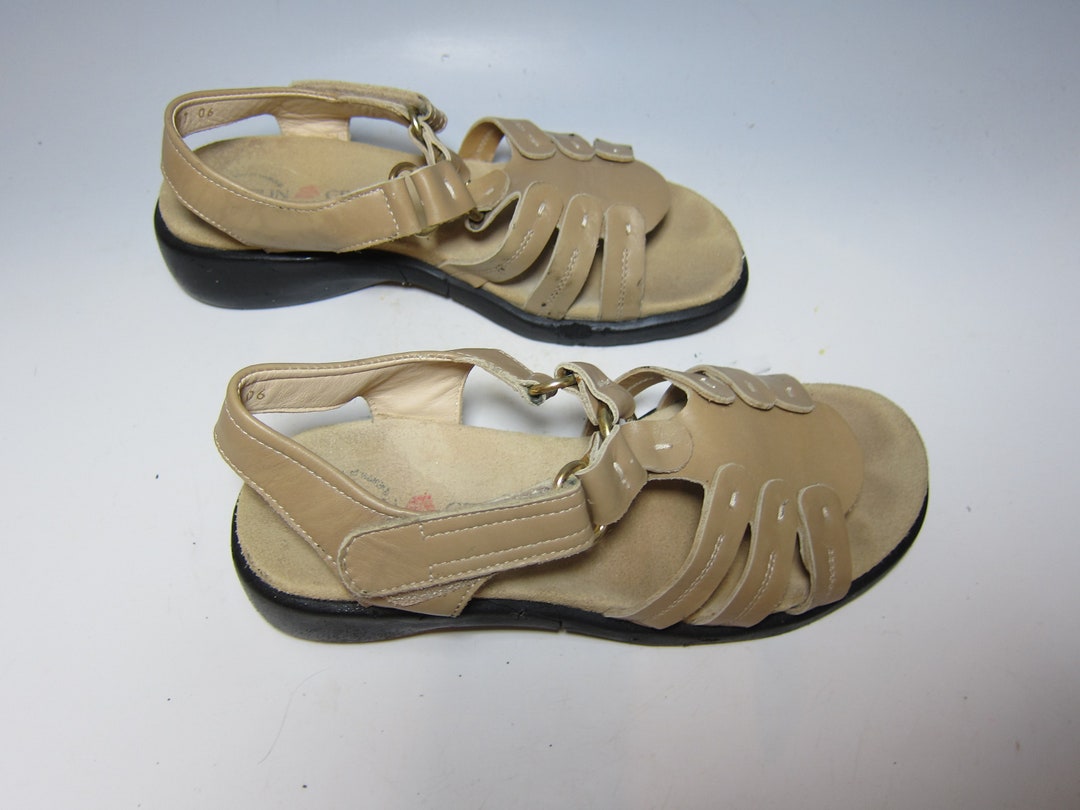 German Haflin Tan Leather Sandals.size 37,USA Size 7,old New Stock - Etsy