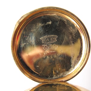 Antique 14K Solid Gold Elgin Pocket Watch,hunter Case,size 6,15j,run - Etsy
