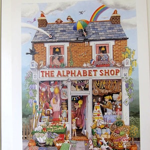 British/english Poster Size Print-the Alphabet Shop by Gale Pitt + 2 ...