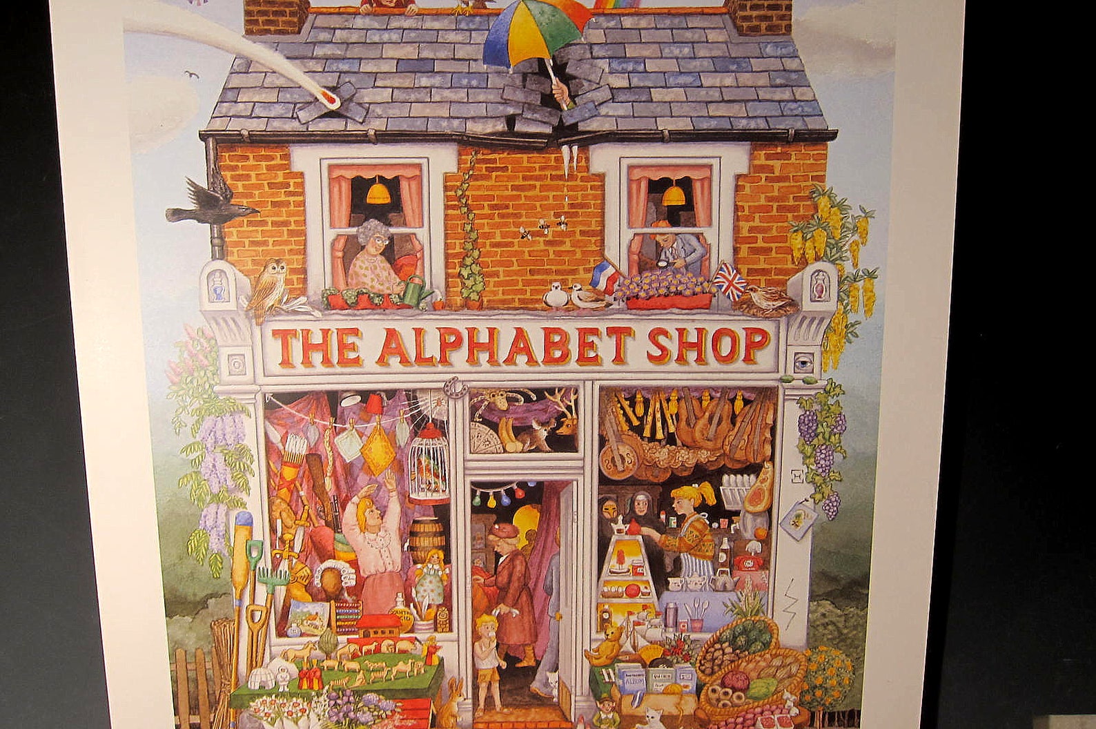 British/english Poster Size Print-the Alphabet Shop by Gale - Etsy